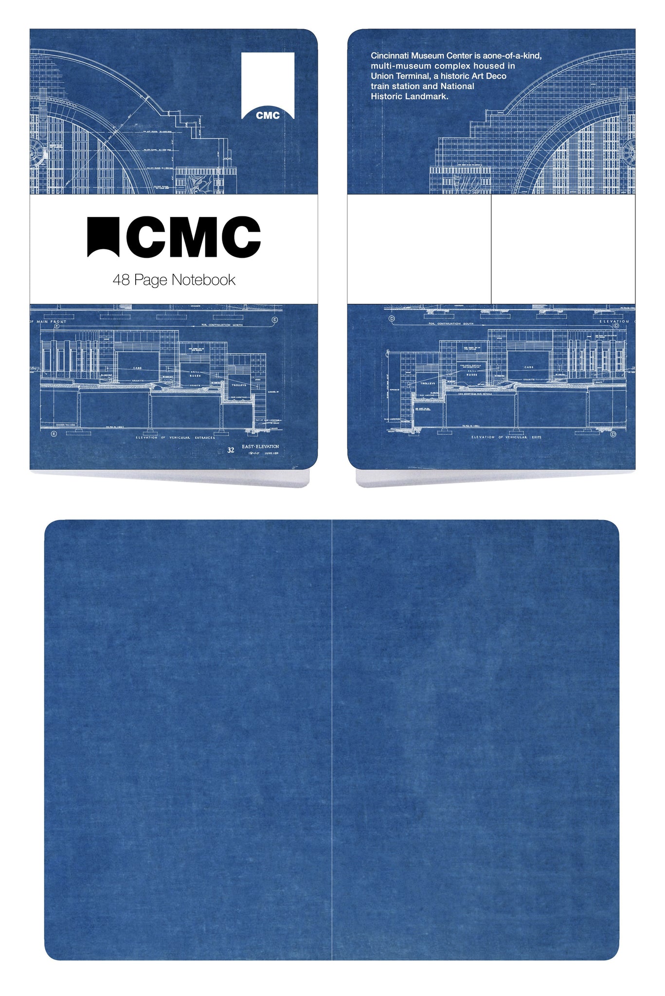 UNION TERMINAL BLUEPRINT NOTEBOOK – shopcincymuseum